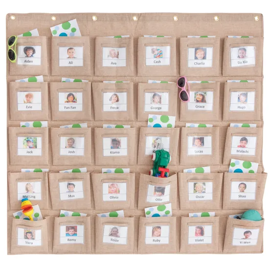 Teachables Parent Communication Pockets Natural – 30 Pockets