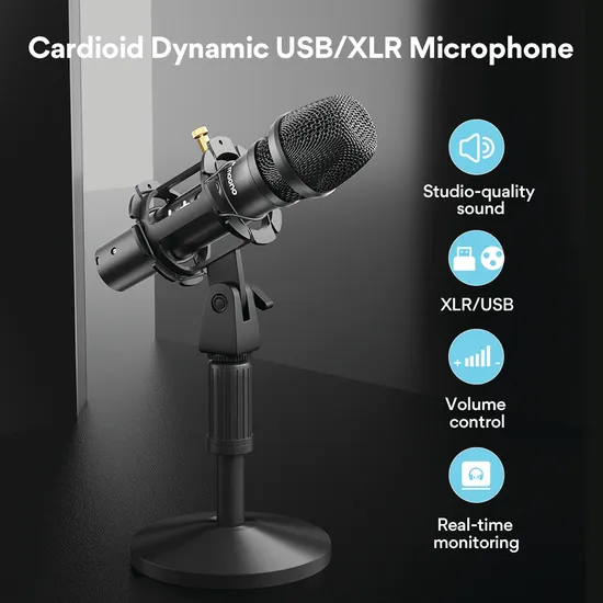 XLR/USB Dynamic Microphone