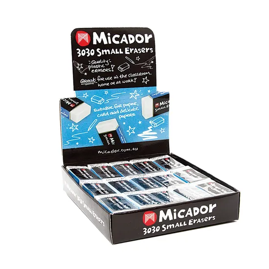 Micador 3030 Erasers Small – Pack of 30