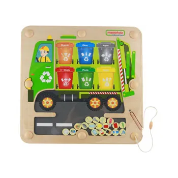 Handy Learning Board - Sorting Recycling Truck