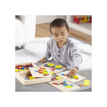 Melissa & Doug Pattern Blocks and Boards – 120 Pieces - MTA Catalogue