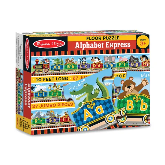 Melissa & Doug Alphabet Express Floor Puzzle 27 Pieces