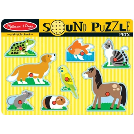 Melissa & Doug Pets Sound Puzzle - 8 Pieces