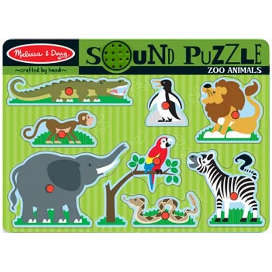 M&D - Zoo Animals Sound Puzzle - 8pc