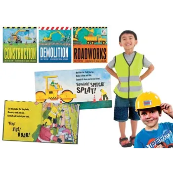 Construction Book Pack with Dress Ups