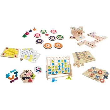 Indoor Wooden Games Kit
