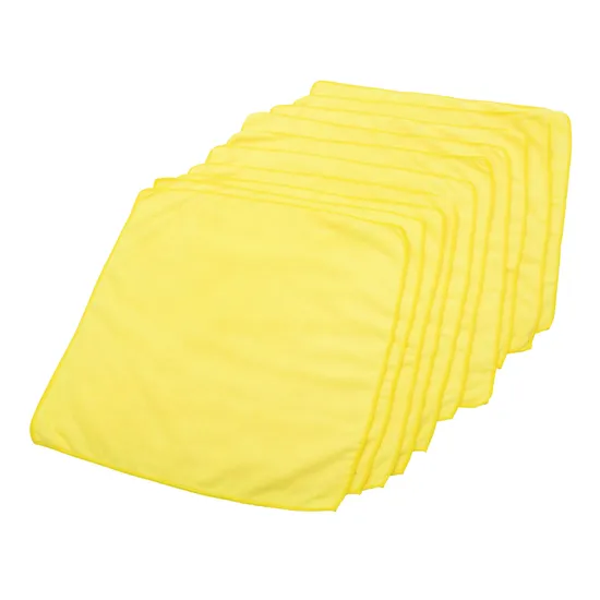 Microfibre Cloth Yellow – Pack of 10
