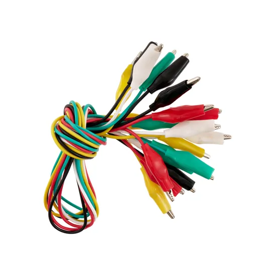 Alligator Clips with Lead Wire - Pack of 10