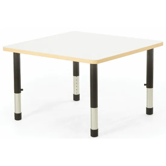 Norwegia Spaces Adjustable Height Square Table - White - 39-61.5 (H) cm