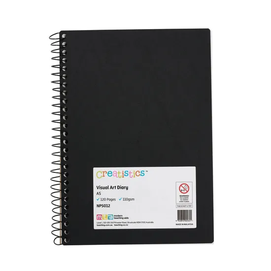 Creatistics Visual Art Diary A5 110 gsm - 120 Page