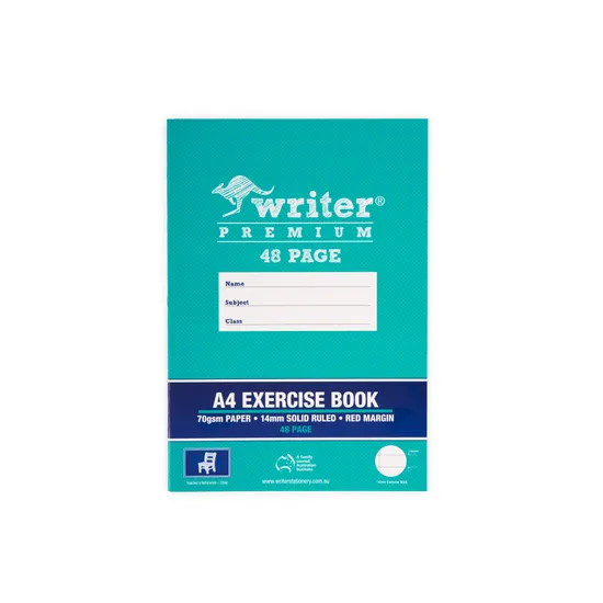 Writer Exercise Book A4 14 mm 48p