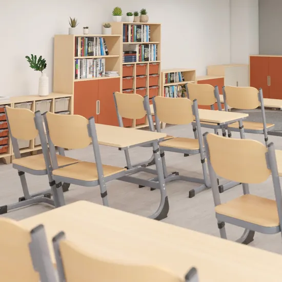 Classroom Table - Double - 53.3 - 64 (H) cm