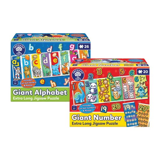 Orchard Giant Alphabet & Number Puzzle Set