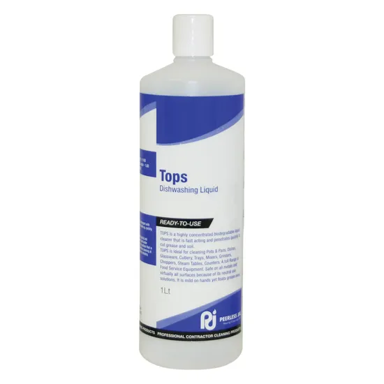 Peerless Tops Dishwashing Liquid Bottle – Empty, 1 L