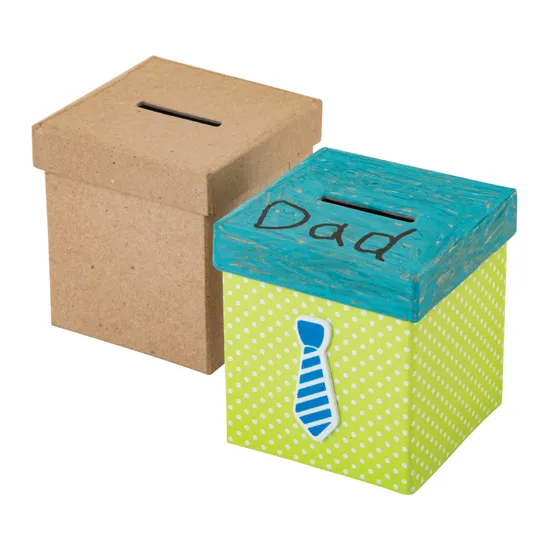 Papier Mache Money Box - Pack of 6