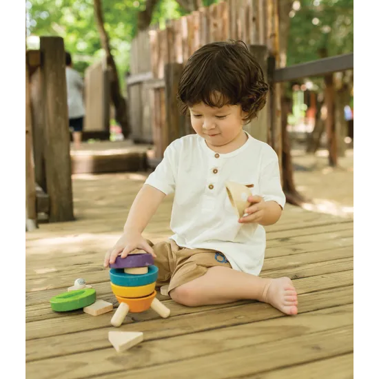 PlanToys Stacking Rocket