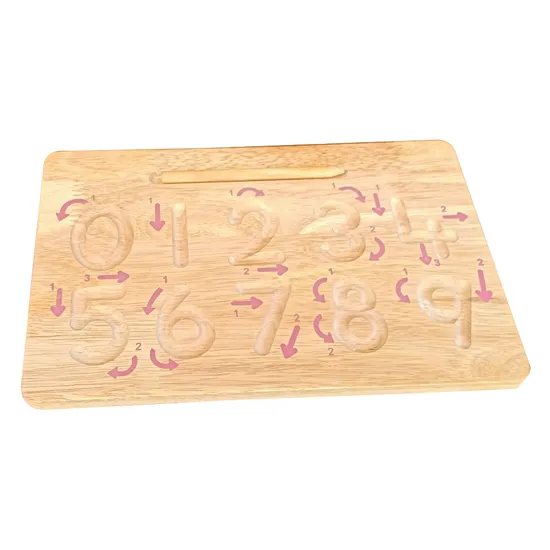 Number Tracing Board – Wooden Numeracy Board