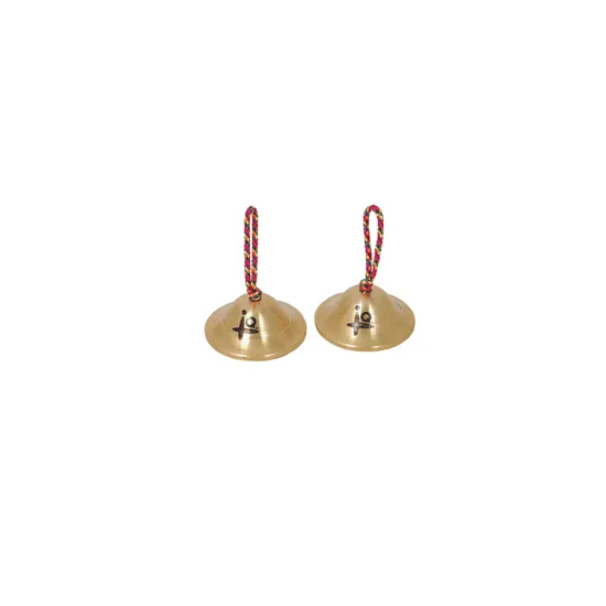 Mini Copper Cymbals with String Loops - 5.5 x 2 cm