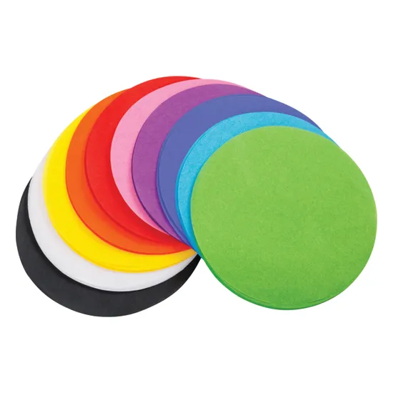 Assorted Tissue Paper Circles 12.5 cm - Pack of 480