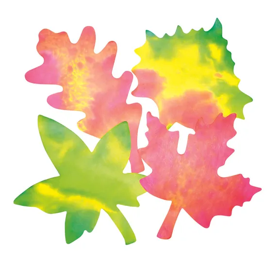 Colour Diffusing Paper Leaves - Pack of 80