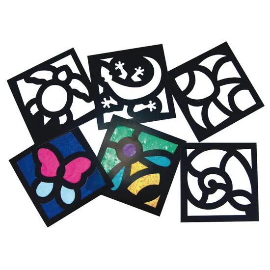 Junior Stained Glass Frames - Pack of 24