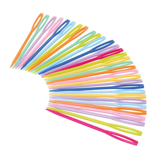 Plastic Lacing Needles 7 cm - Pack of 32