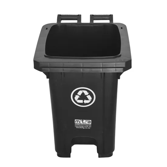Recycling Bin Base - Black, 60 L