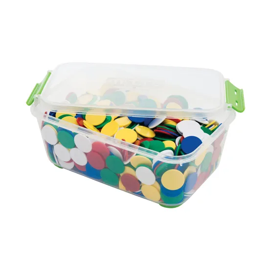 Teachables Solid Round Counters – 19mm, 1000 Pieces