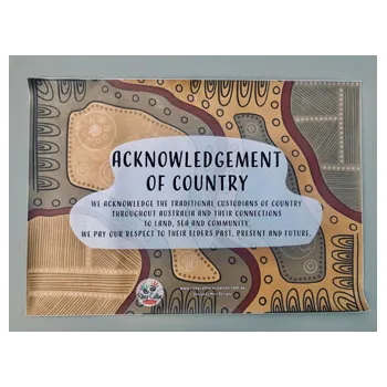 Acknowledgement to Country Sign Neutral
