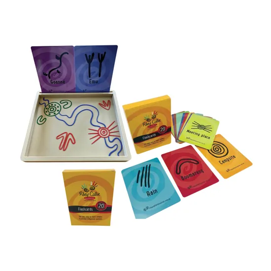 Aboriginal Symbol Cards & Tracing Tray