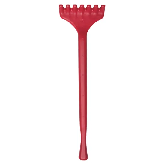Plastic Rake - Red - 65cm Long