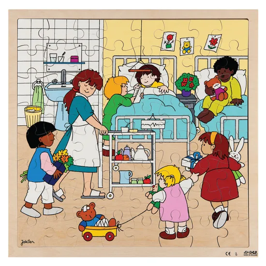 Rolf At the Hospital Puzzle 64 Pieces