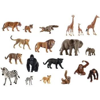 Schleich - Wild Animals, Set of 20