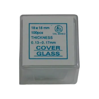 Microscope Slide Cover - Glass Slips, 18 x 18 mm