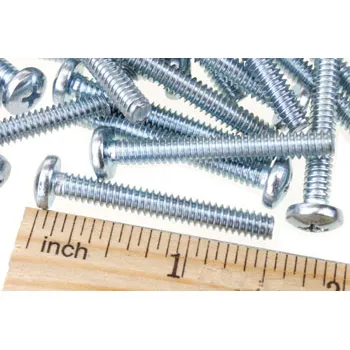 TeacherGeek Machine Screws 10 x 38 mm - Pack of 100
