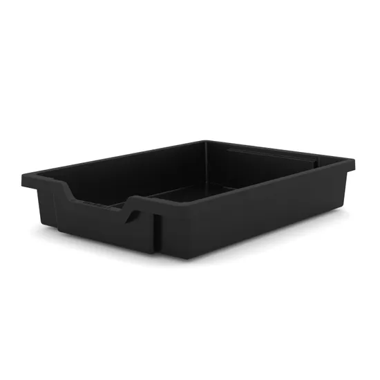 Gratnells Tray Jet Black– F1 Shallow