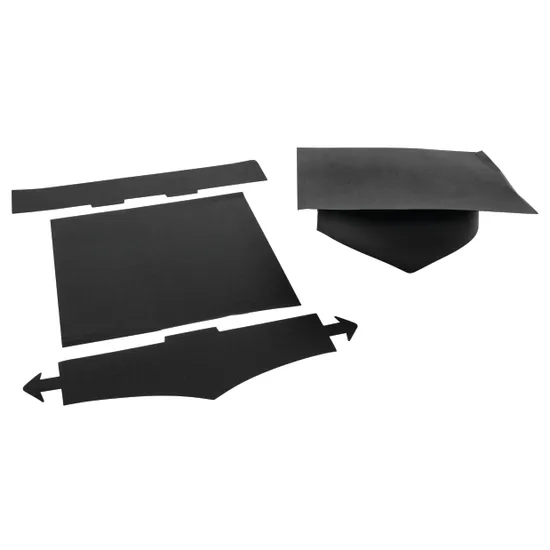 Black Cardboard Graduation Hat - Pack of 20