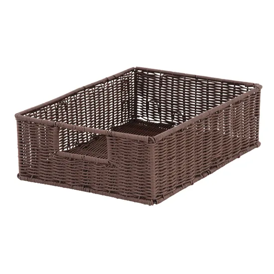 Plastic Storage Basket Shallow – 25.5 x 35 x 10.5 cm