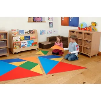 Giant Tangram Floor Pieces
