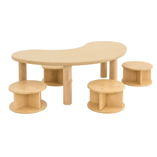 SafeSpace Toddler Group Table and Stools - Set of 5