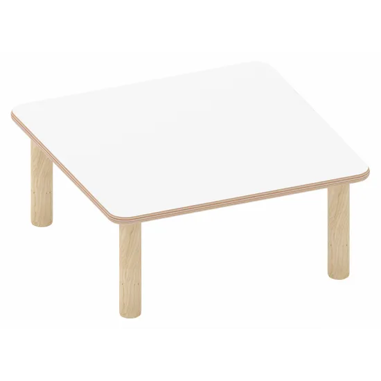 SafeSpace Toddler Square Table - White