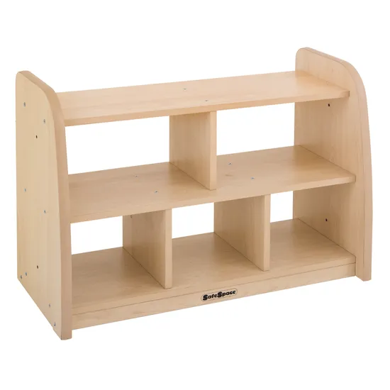 SafeSpace Open-Back Shelf - Natural