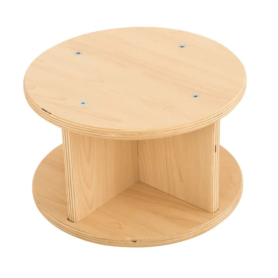 SafeSpace Round Toddler Stool - Natural