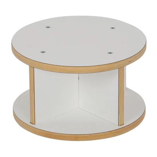 SafeSpace Round Toddler Stool - White
