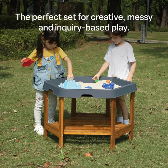 MTA Spaces - Hex Tray & Stand - Charcoal - MTA Catalogue