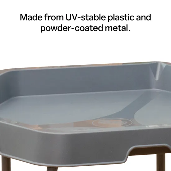 MTA Spaces - Hex Tray & Stand - Charcoal - MTA Catalogue