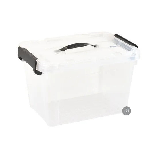 Plastic Storage Tub 16 L – Pack of 36