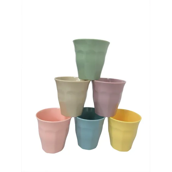 Pastel Melamine Tumblers – Pack of 6
