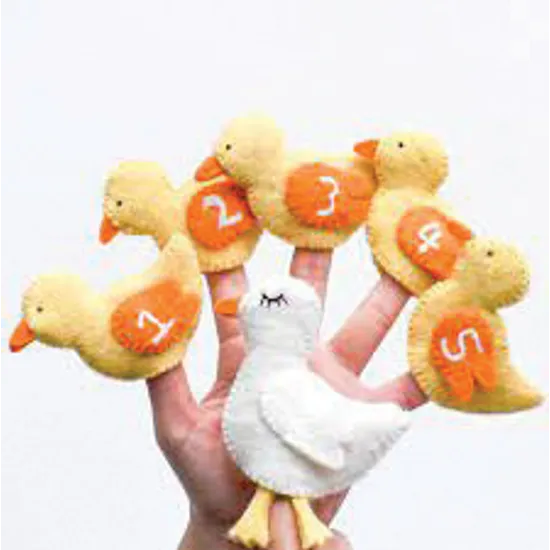 Five Little Ducks Finger Puppet Set - MTA Catalogue
