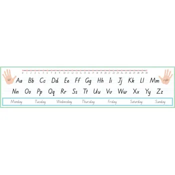 Teachables Desk Strips QLD Font - Pack of 30